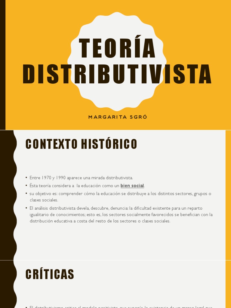 Teoria Del Distributivismo | PDF | Sociedad | Democracia