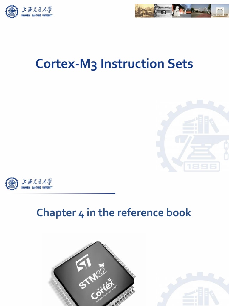 Cortex-M3 Instruction Sets | PDF | Arm Architecture | Assembly Language