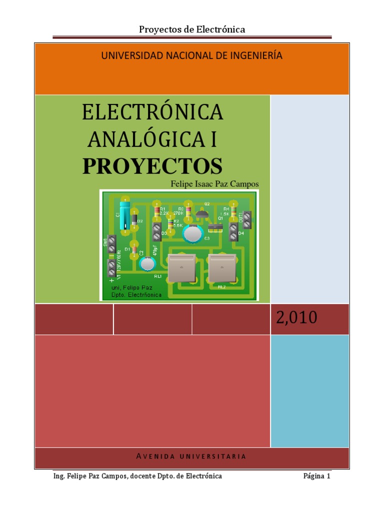 Electronica Analogica Proyectos PDF | PDF