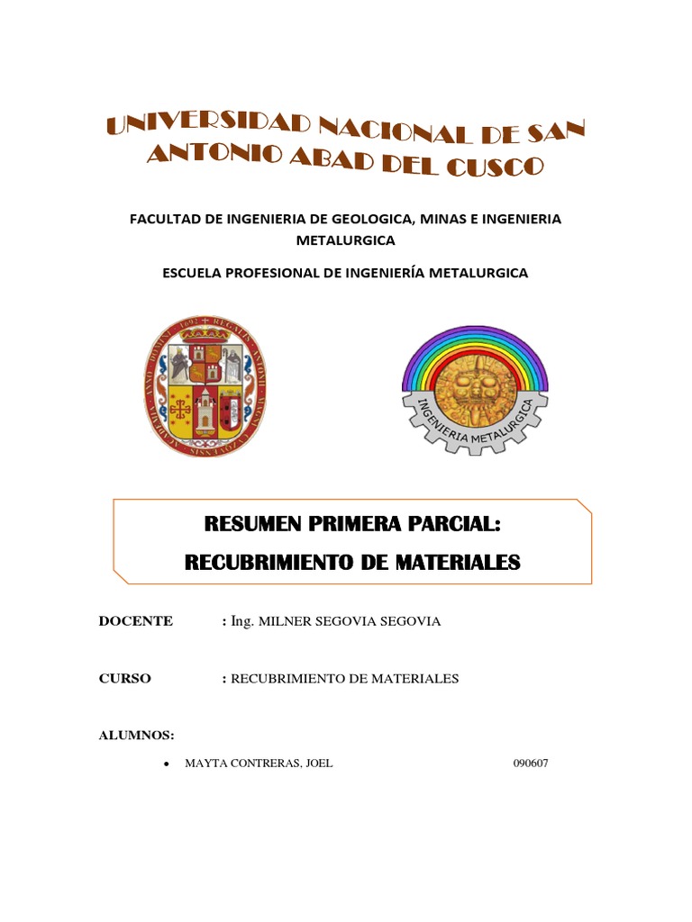 Recubrimiento de Materiales | PDF | Solución tampón | Electrodo