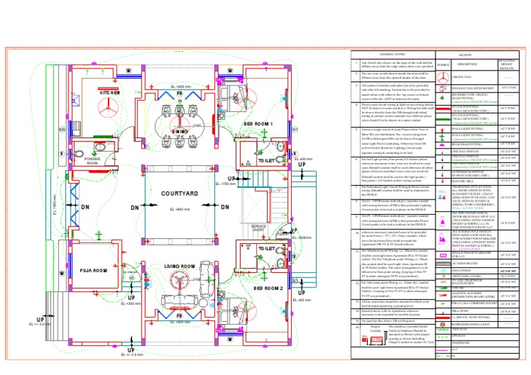 Elec DWG | PDF | Electrical Wiring | Electrical Connector