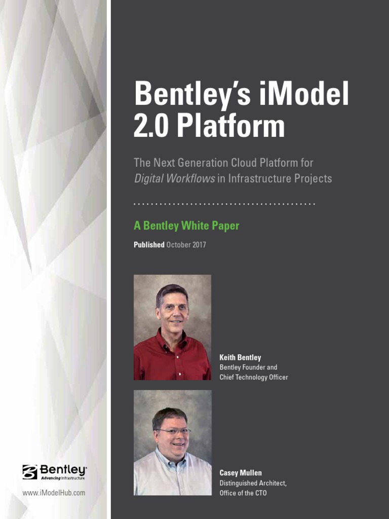 Bentley'S Imodel 2.0 Platform: The Next Generation Cloud Platform For ...