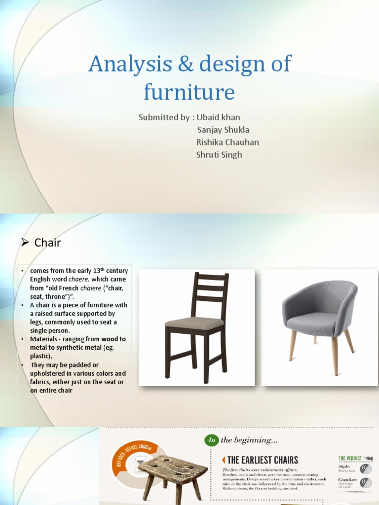 Ergonomic Chair Design Analysis | PDF | Chair | Human Factors And ...