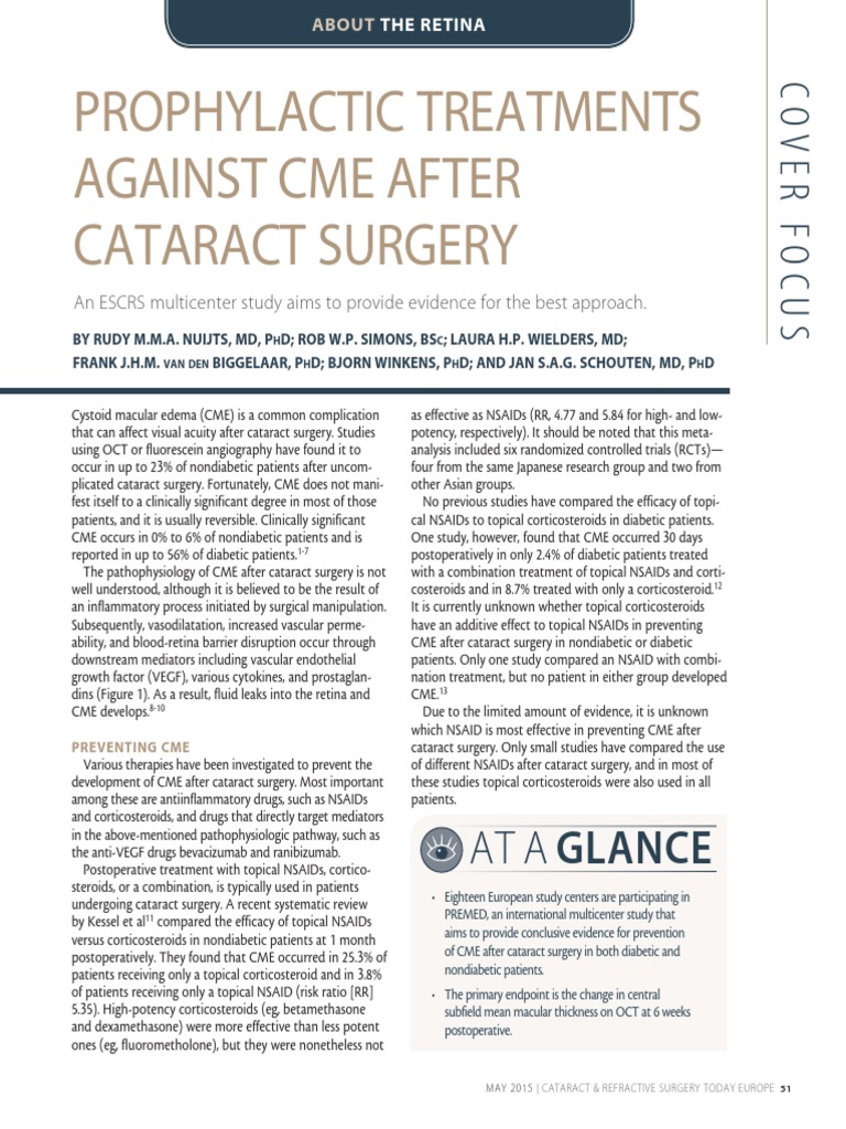 Prophylactic Treatments | PDF | Cataract | Corticosteroid