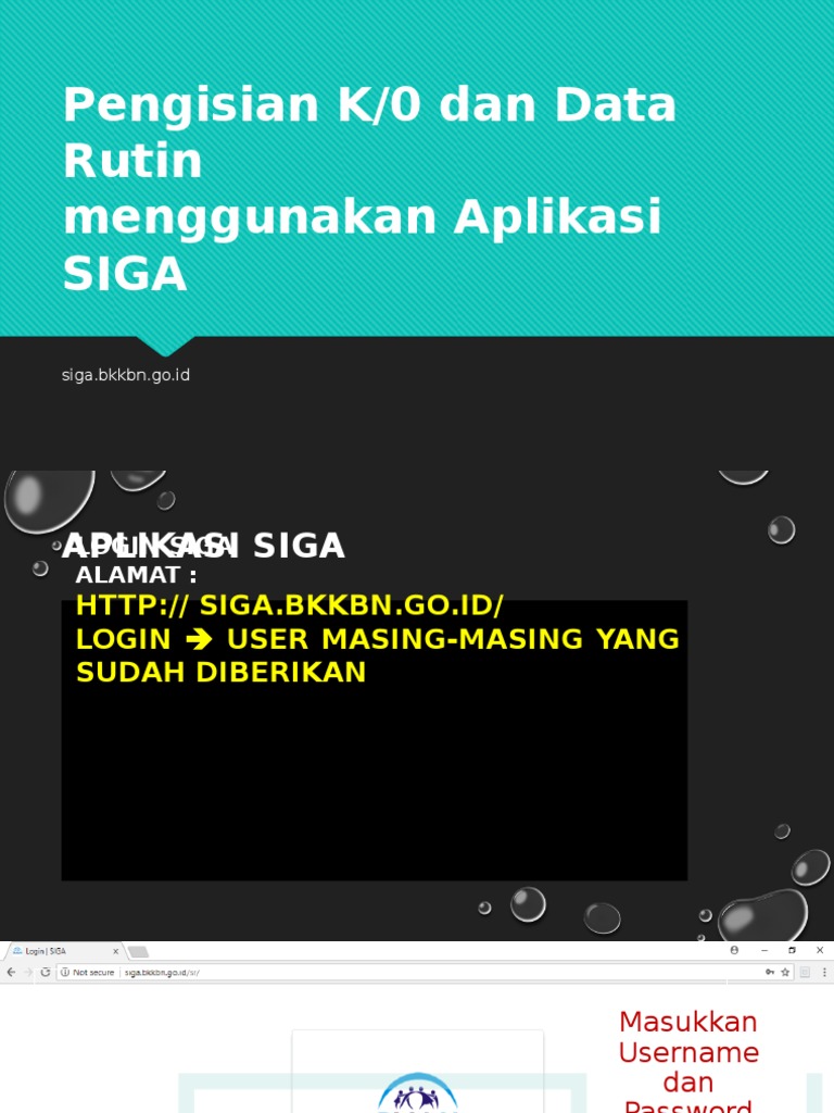 Aplikasi (SIGA) | PDF | Pengelolaan Keuangan & Uang