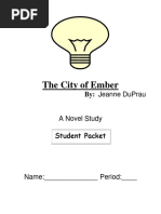 City of Ember Chapter Comprehension Questions | PDF