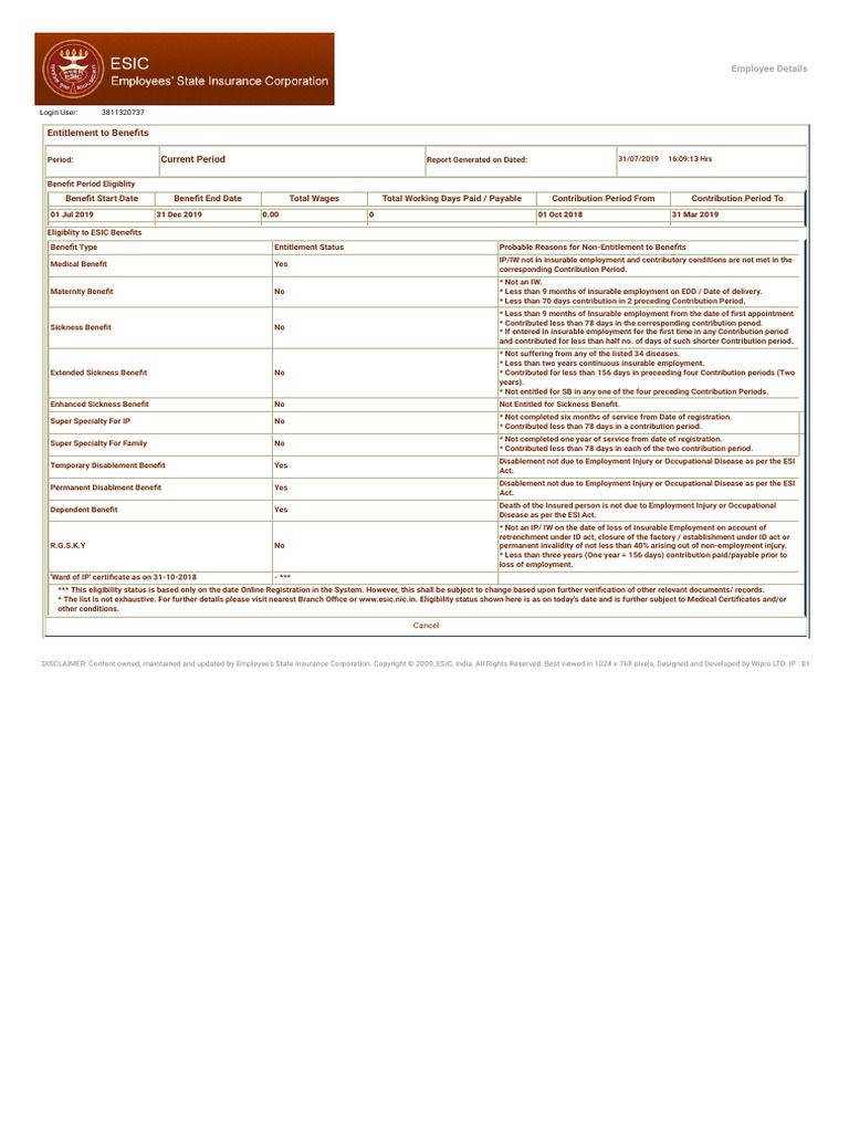 ESIC IP Interface | PDF | Labor | Business
