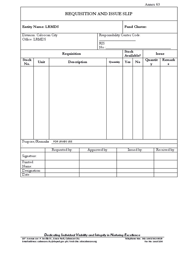 Ris-Office Supplies Sample | PDF