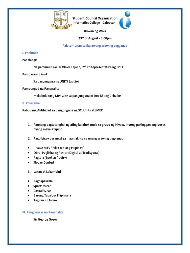 Day2 Program Judging Slip Judges Notes PDF | PDF | Philippines ...