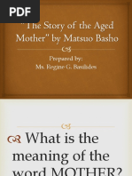 The Aged Mother - Matsuo Basho | PDF