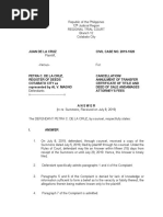 Motion To Dismiss Sample | PDF | Pleading | Complaint