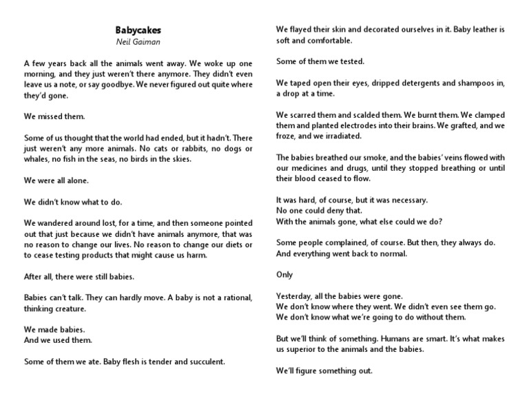 Babycakes | PDF | Nature