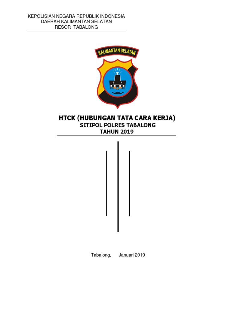 HTCK Sitipol Polres Tabalong | PDF