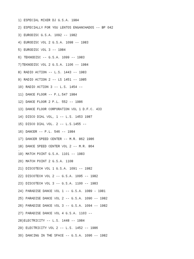 70 Discos Del Sello GAPUL | PDF | Popular Music | Musical Techniques