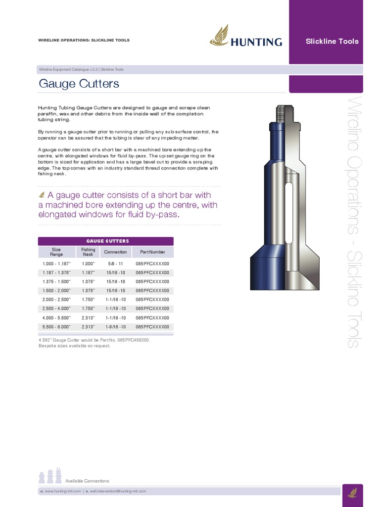 Gauge Cutt | PDF