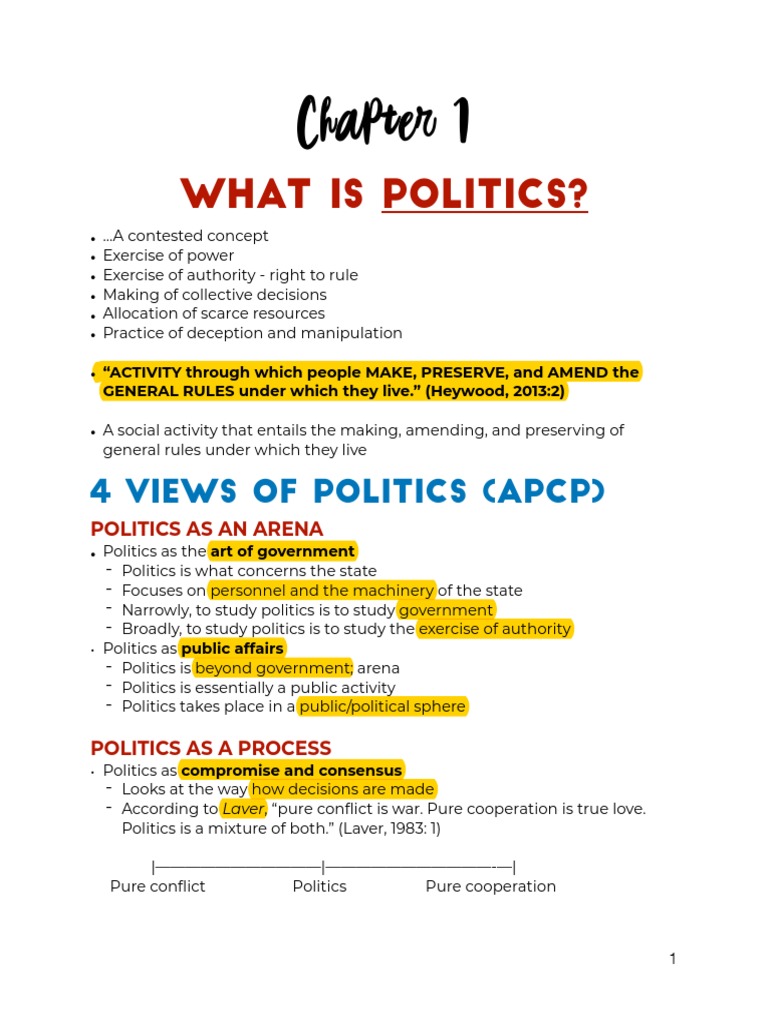 Heywood, Politics Summary | PDF | Capitalism | Democracy