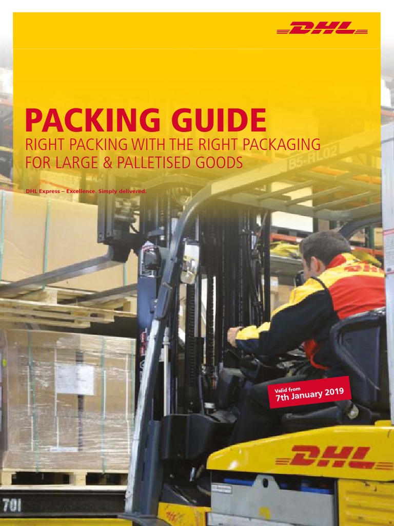 DHL Packing Guide for Palletized Goods | PDF | Pallet | Packaging And ...