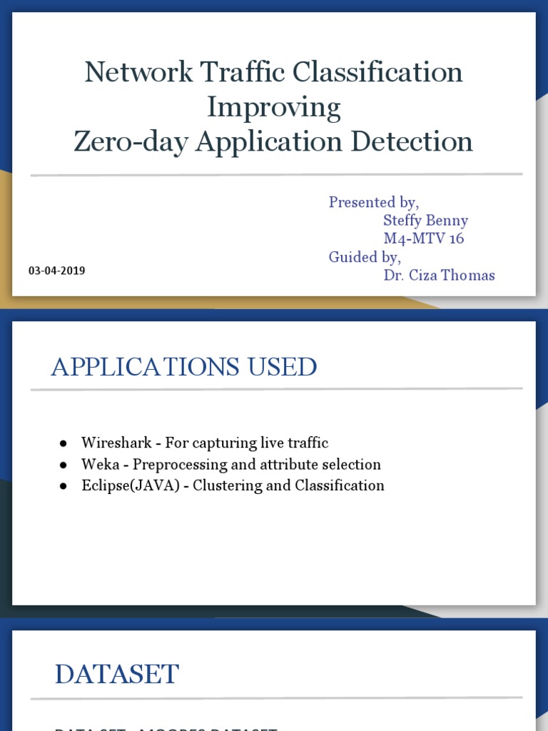 Network Traffic Classification Pdf