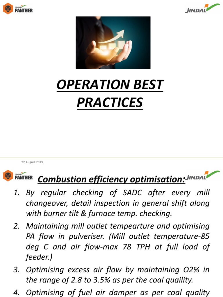 Operation Best Practices | PDF | Boiler | Hvac