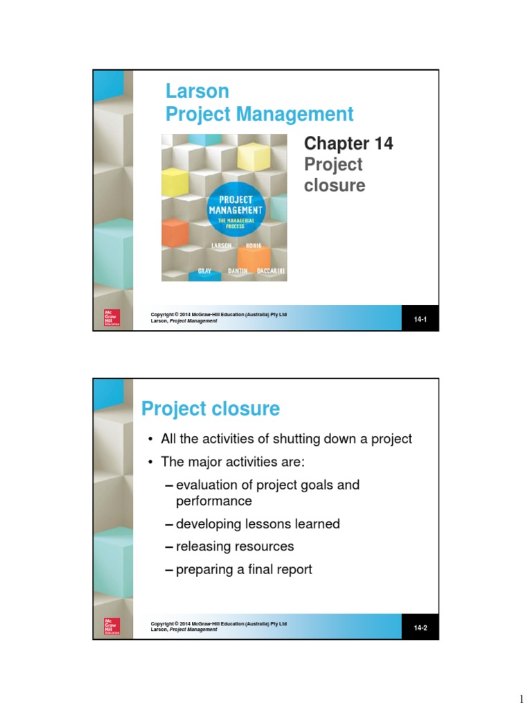 Larson PPT Chap014 | PDF | Project Management | Evaluation