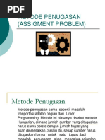 Model Penugasan Dan Metode Hungarian | PDF
