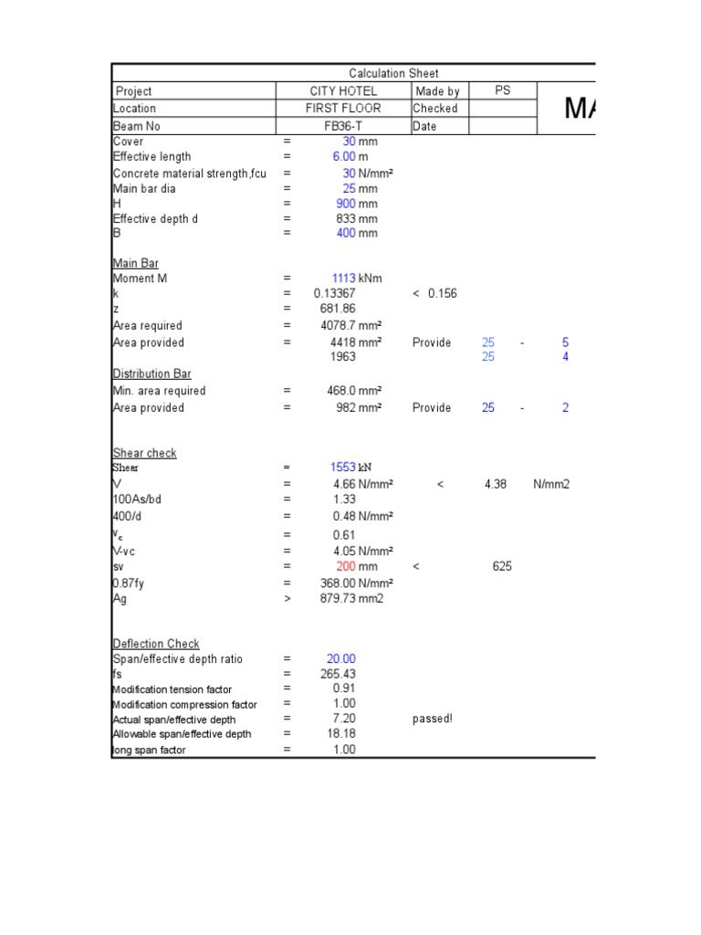 Transfer Beam | PDF | Beam (Structure) | Classical Mechanics
