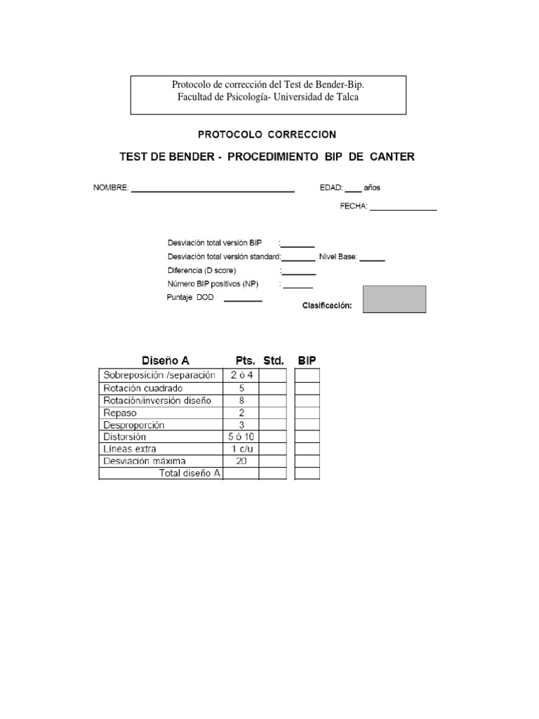 Protocolo Bender y Tarjetas PDF | PDF