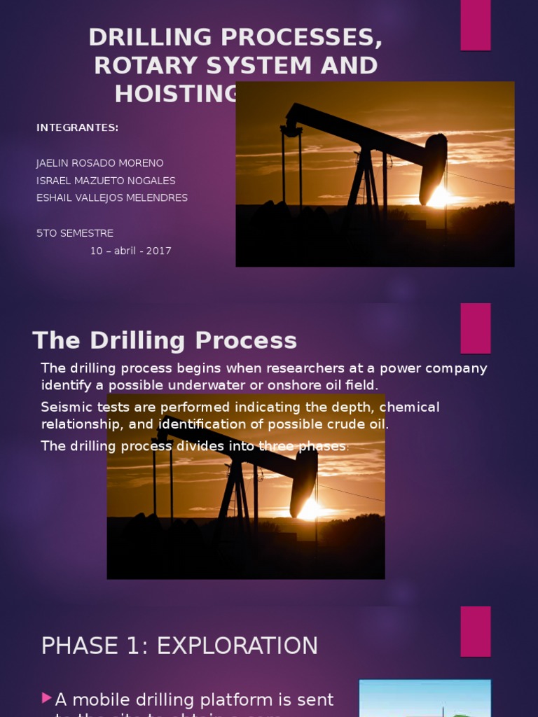 3 The Drilling Process | PDF | Drilling Rig | Oil Well