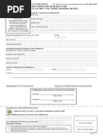 Attestation Form Indrive | PDF