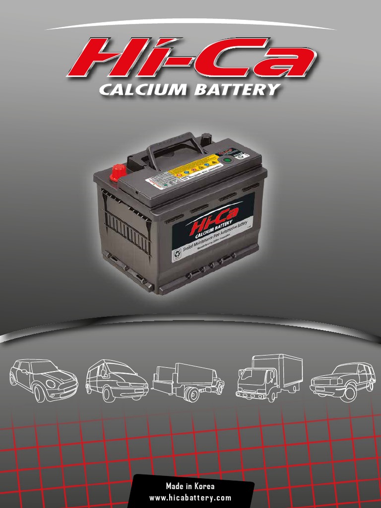 Catalogue HiCa Battery PDF | PDF | Vehicles | Motor Vehicle