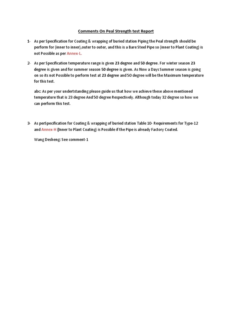 Specification of The Tanks | PDF