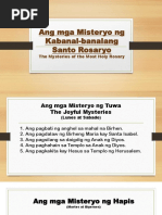 Ang Pagdarasal NG Santo Rosaryo | PDF