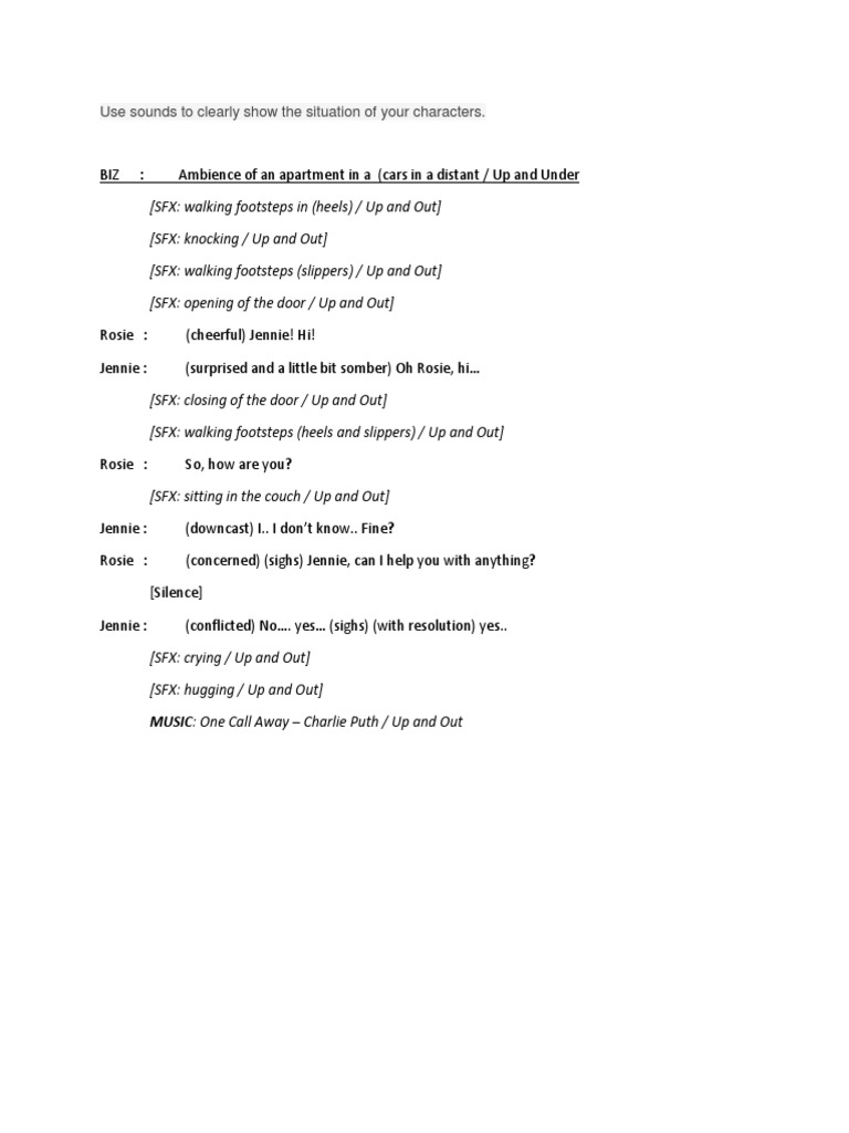 Script | PDF | Language Arts & Discipline