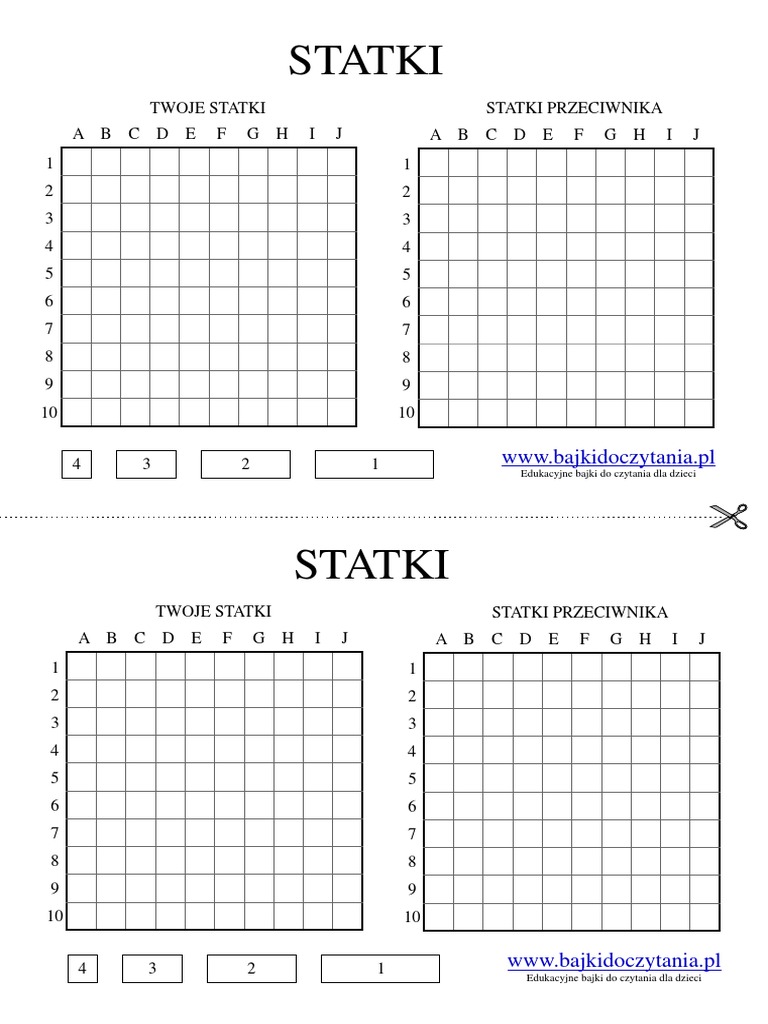 Statki Plansze PDF | PDF