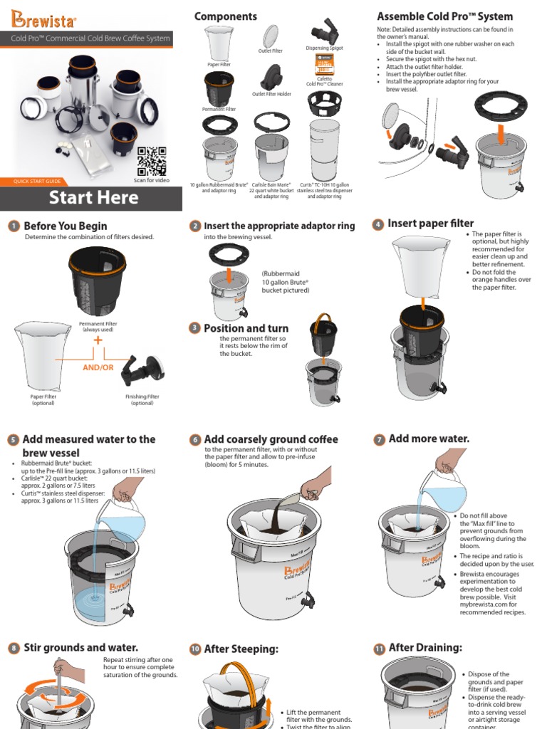 Start Here: Cold Pro™ Commercial Cold Brew Coffee System | PDF | Nature