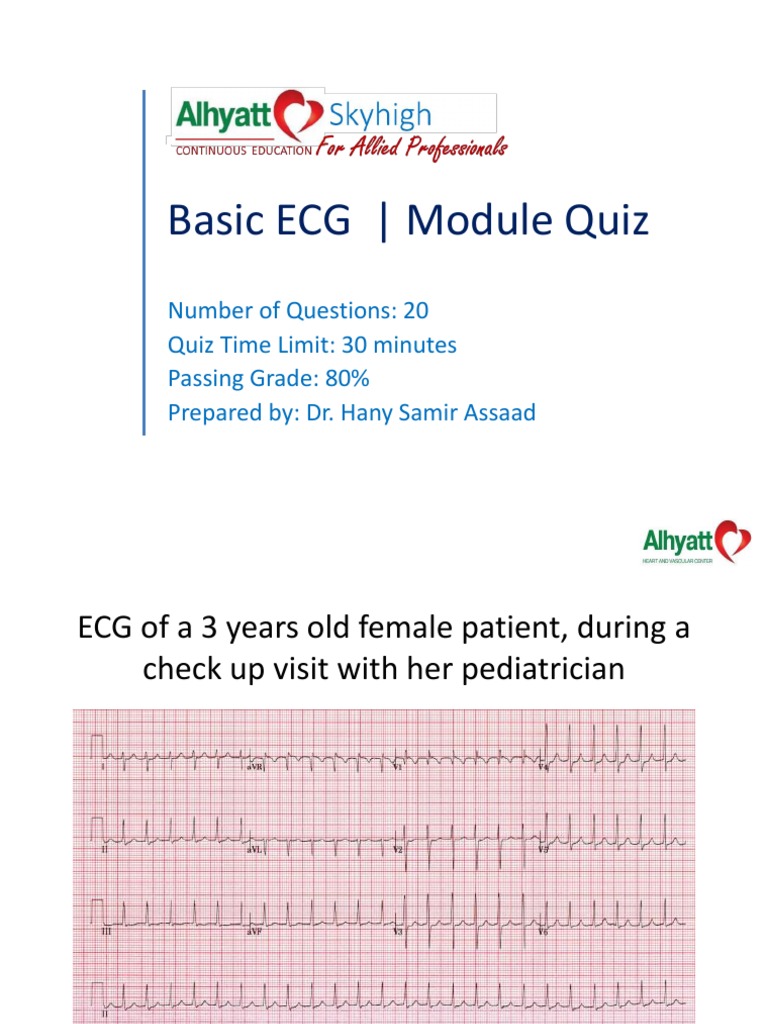 ECG Exam 05 | PDF | Electrocardiography | Cardiac Electrophysiology