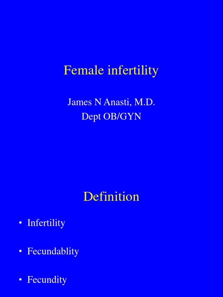 Understanding Female Infertility: A Comprehensive Review of Etiology ...