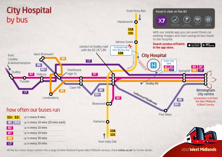 City Hospital Bus Route | PDF | Bus Transport | Public Transport