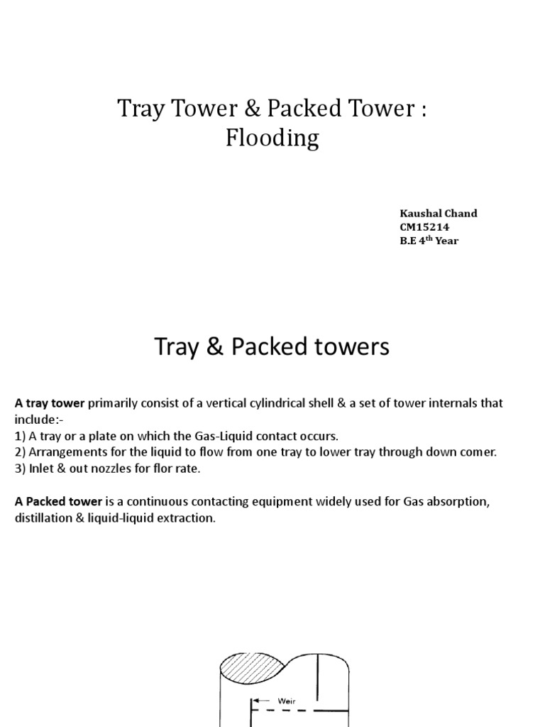 Tray & Packed Towers: Flooding Guide | PDF | Technology & Engineering