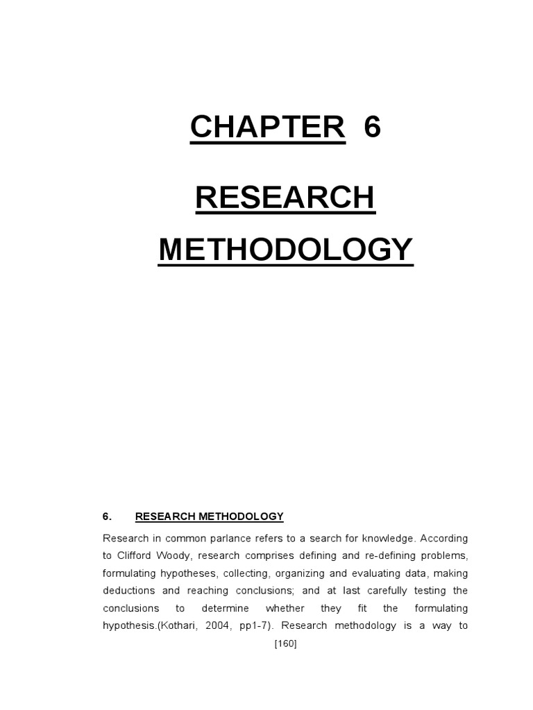 Research Methodology in 40 Characters | PDF | Sampling (Statistics ...