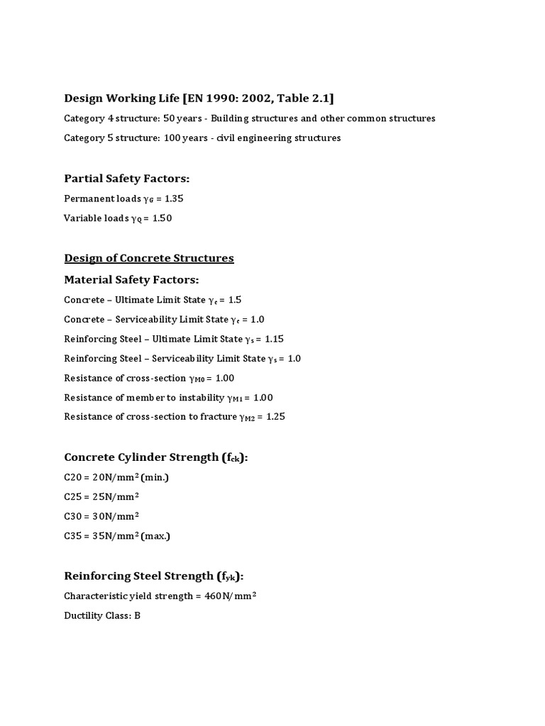 Structural Brief | PDF | Screw | Reinforced Concrete