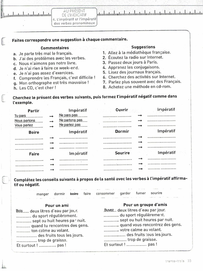 Exercices Imperatif Def PDF | PDF