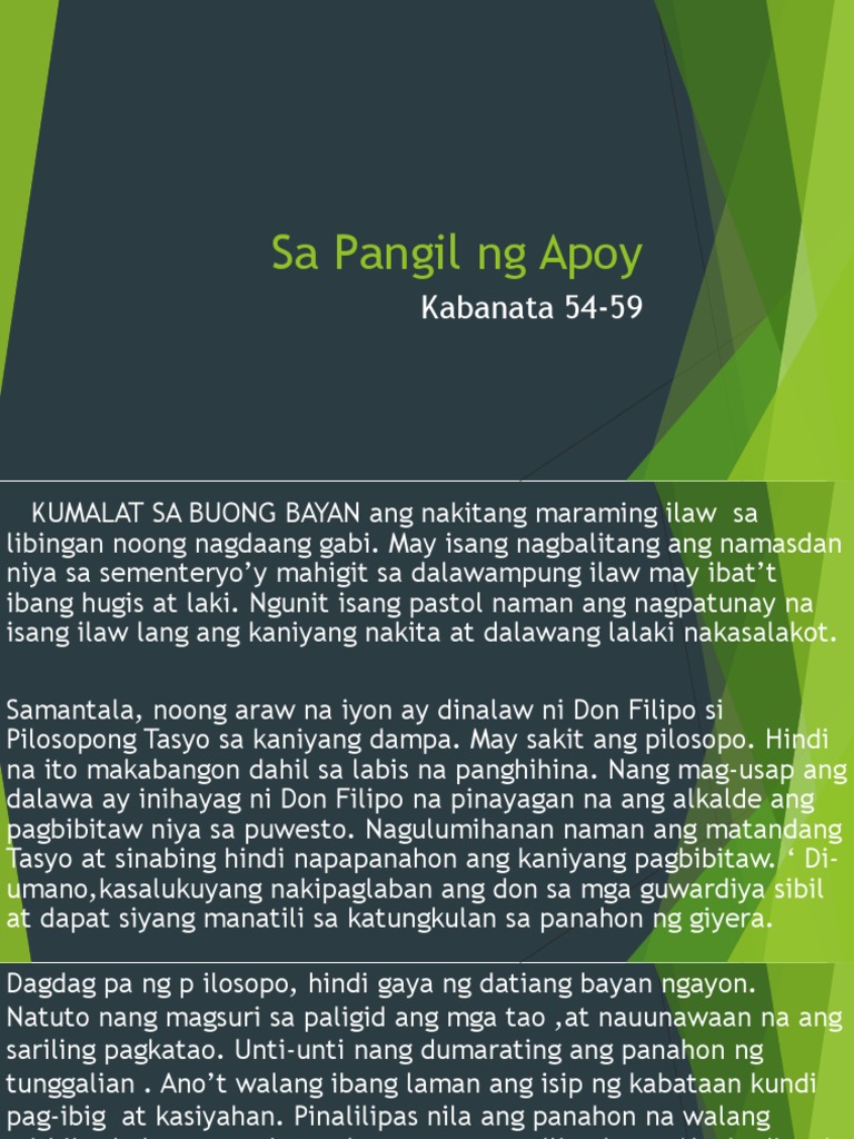 Sa Pangil NG Apoy | PDF