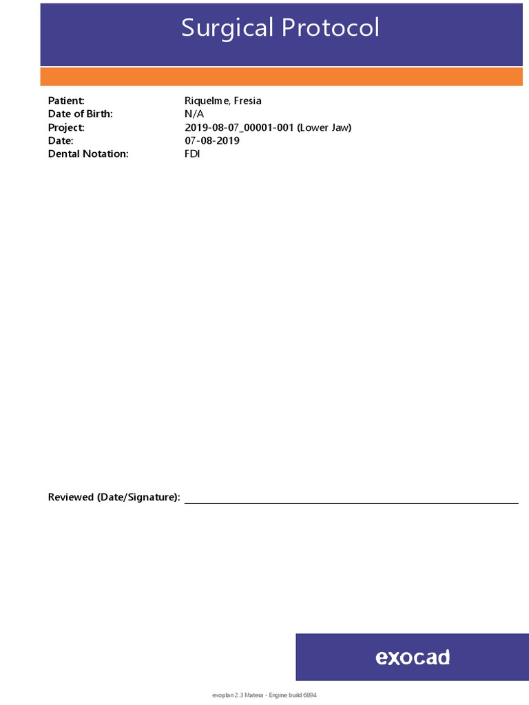 Exocad Surgical Plan Model | PDF | Technology & Engineering