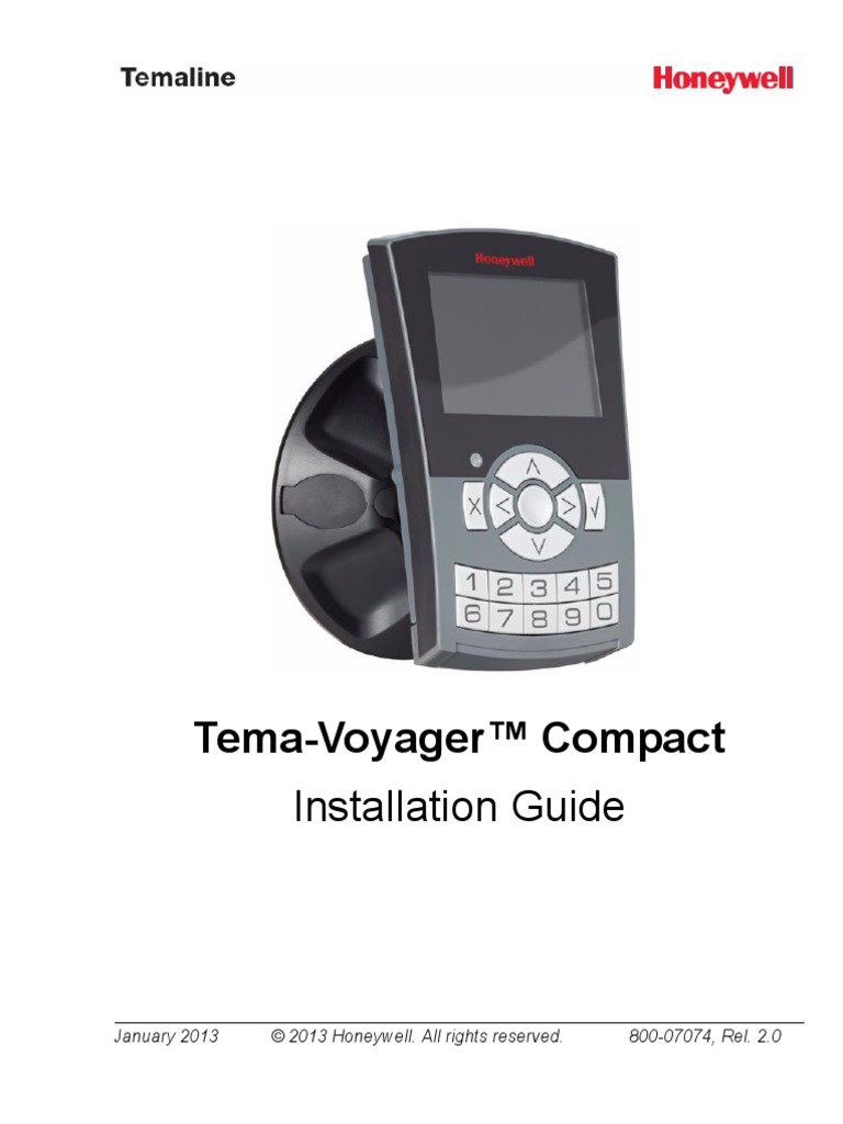 TEMA-VOYAGER Installation Guide | PDF | Electrical Connector ...