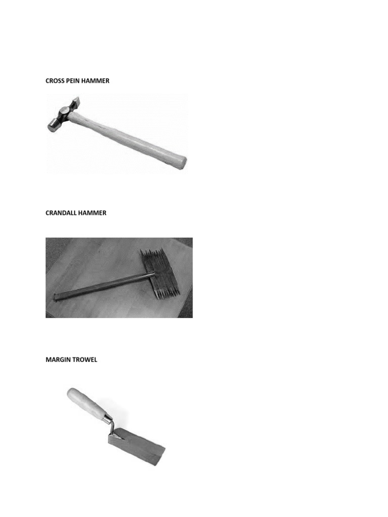 Essential Masonry Tools List | PDF | Art