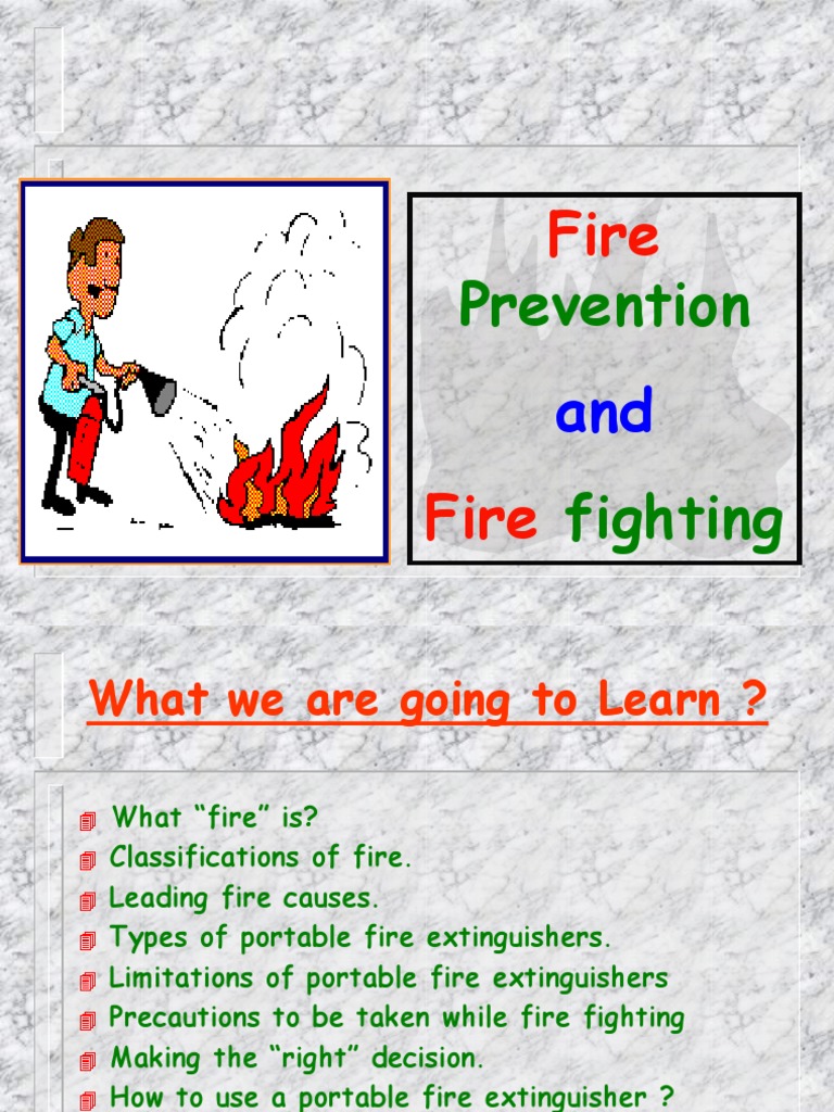 Fire Prevention | PDF | Fires | Combustion