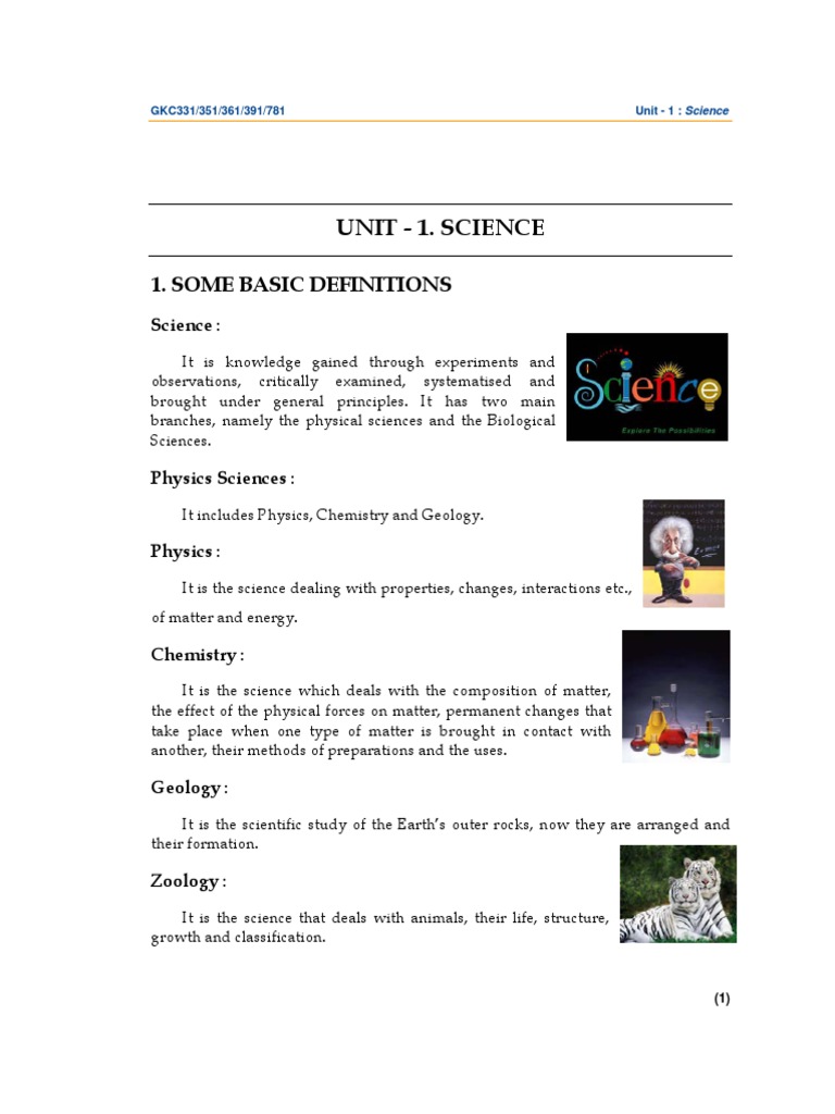 Understanding the Fundamentals of Science: A Comprehensive Overview of ...