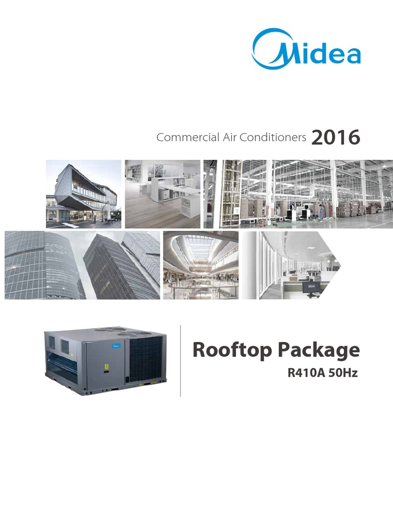 HVAC Midea Rooftop Package | Hvac | Air Conditioning