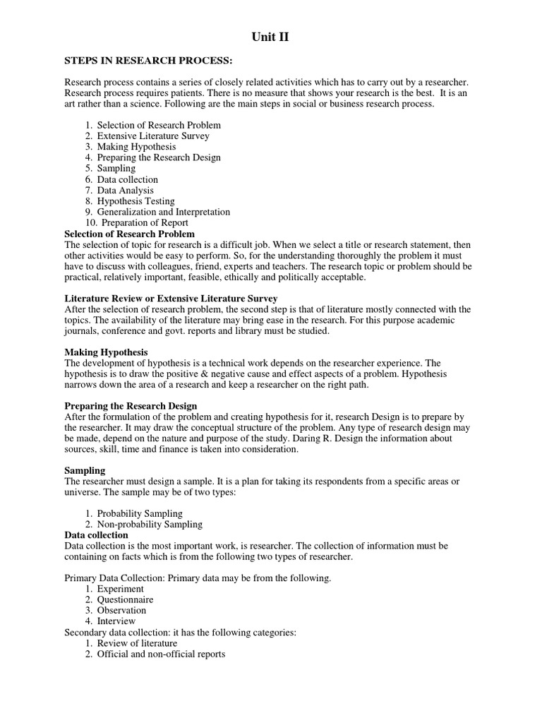 Research Methodology and Statistics | PDF | Research Design | Hypothesis